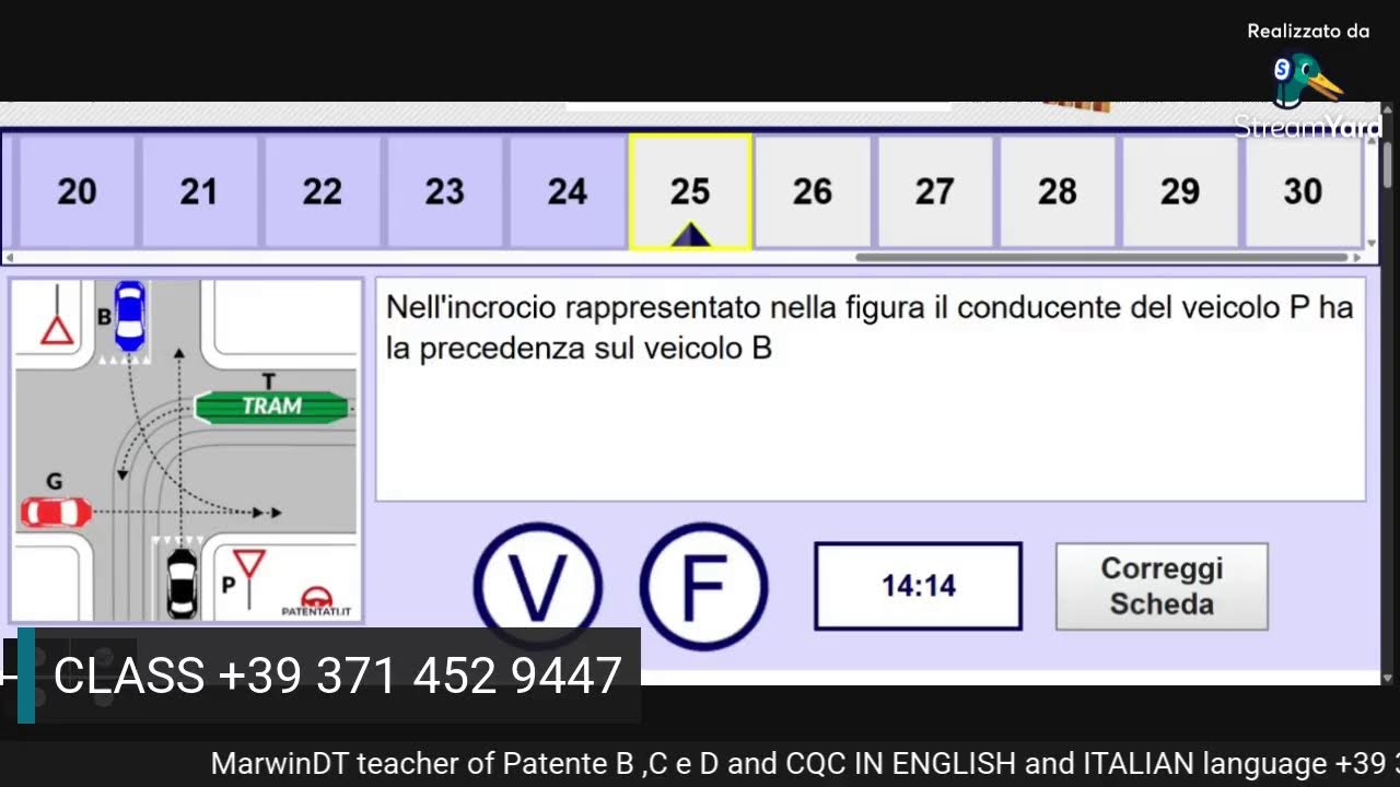 QUIZ PATENTE B IN ENGLISH ESAME MINISTERIALE E CAPITOLI - YouTube
