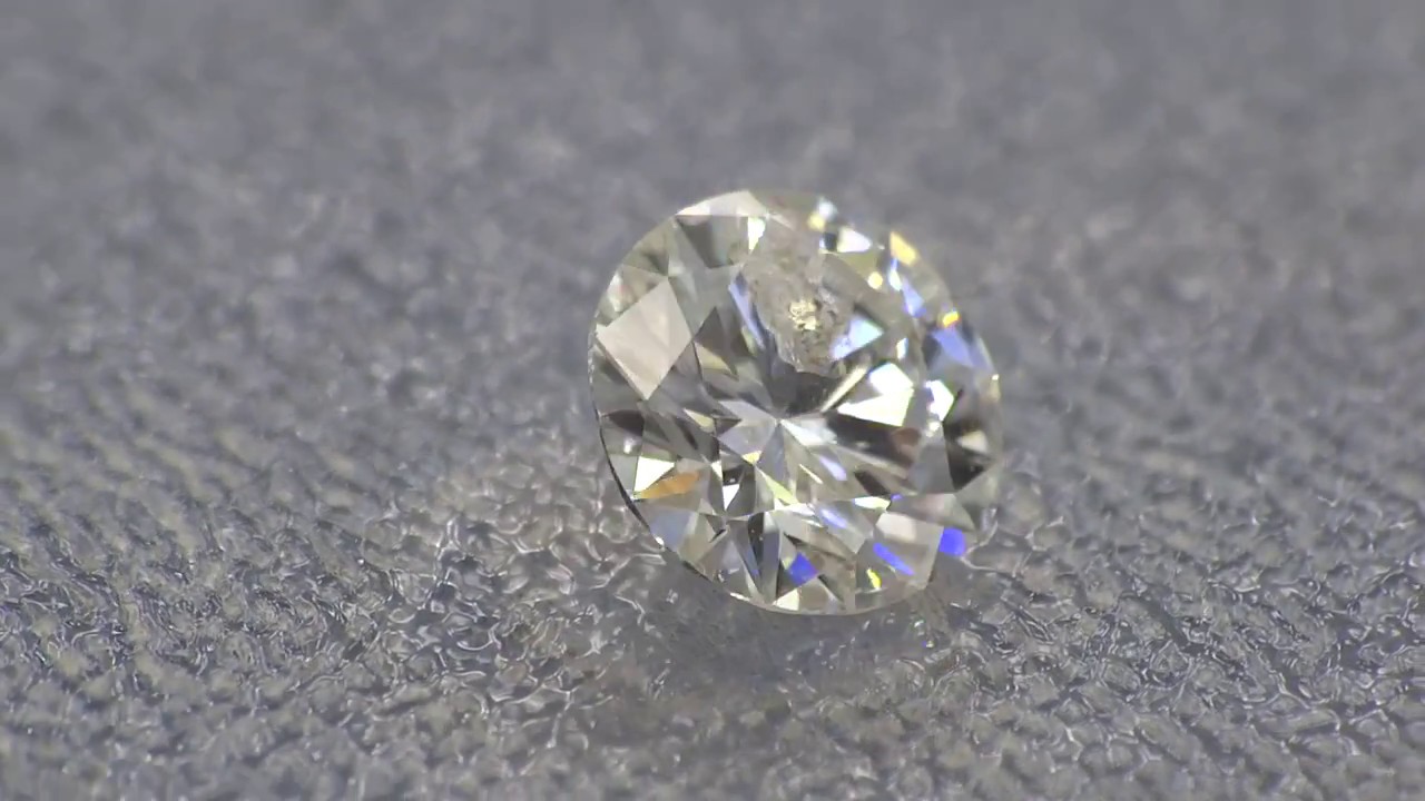 Brylant Diament Naturalny F 0,61 CT - YouTube