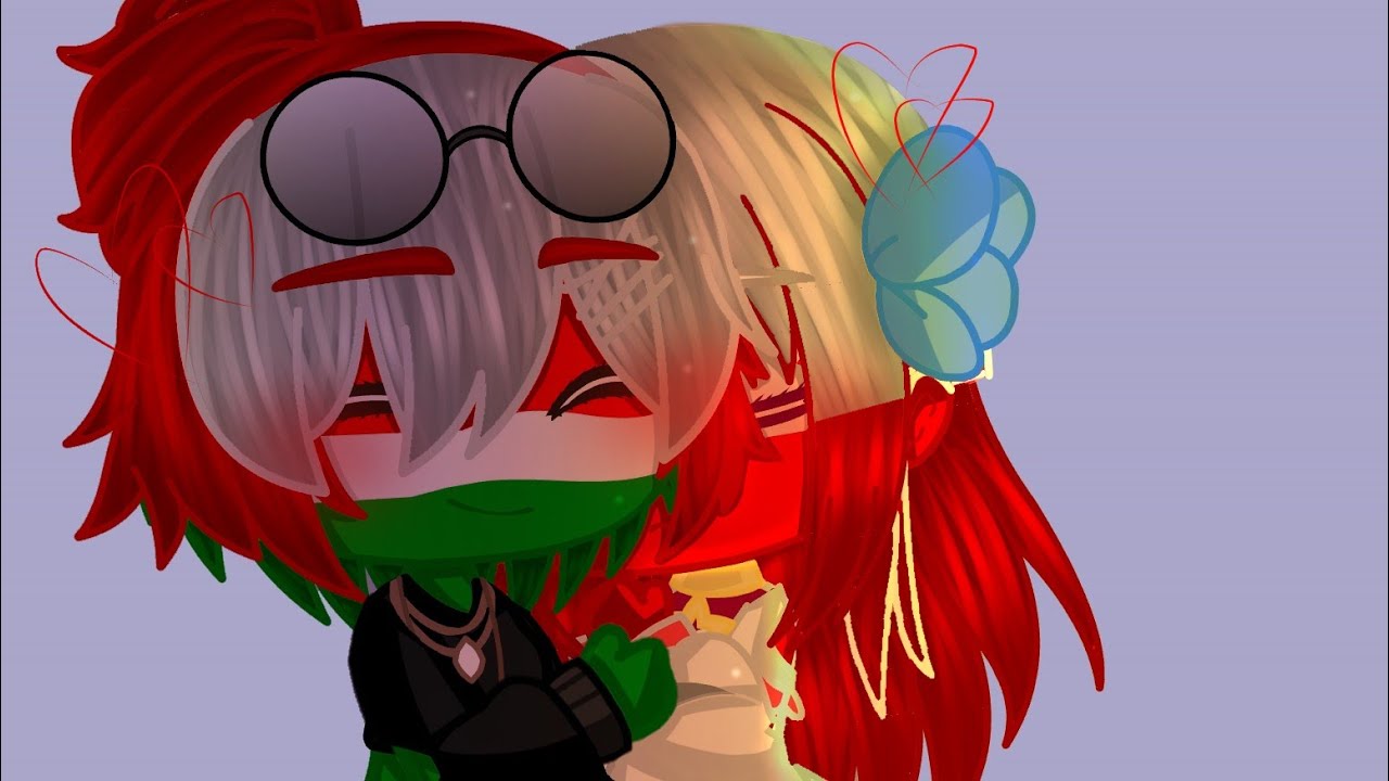 Hug|meme|Countryhumans|Hungary × Poland|Gacha Club|Requested - YouTube