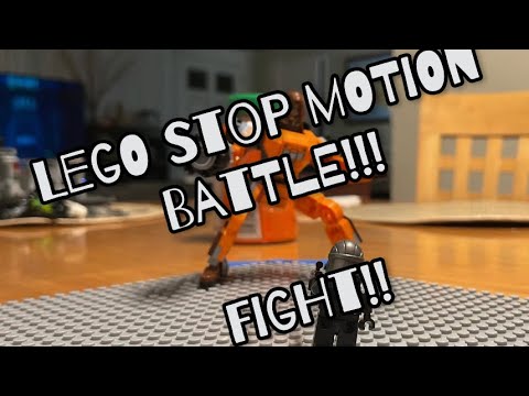LEGO Stop Motion Battle - YouTube