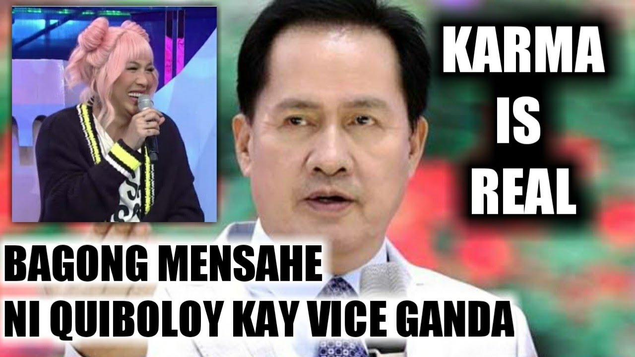 QUIBOLOY MAY BAGONG MENSAHE KAY VICE GANDA | QUIBOLOY VS VICE GANDA ...