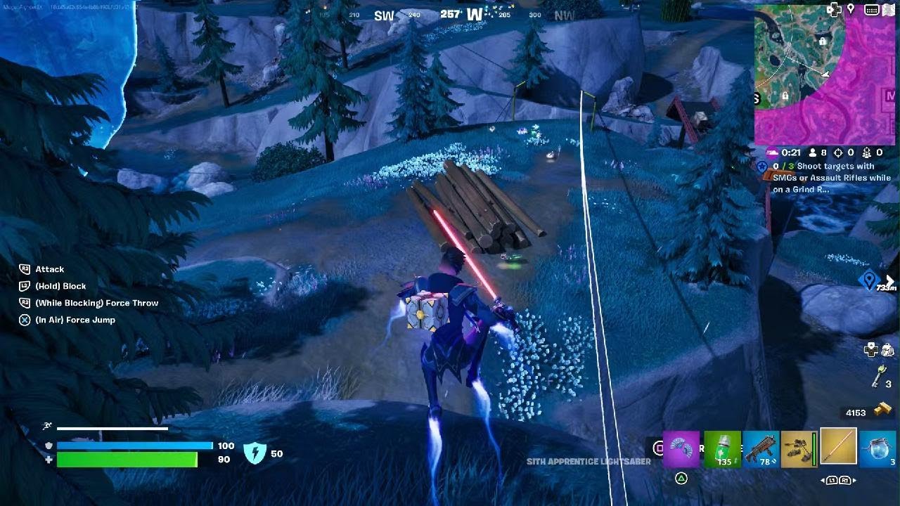 Fortnite Force Throw doubles kill For Victory crown - YouTube