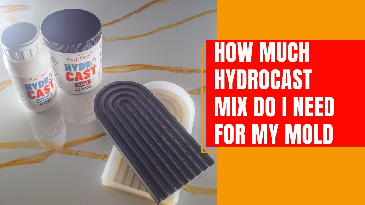 How to calculate HydroCast mix for my silicone mold? - YouTube