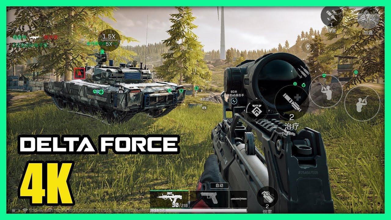 New Trench Lines Map 4K Gameplay | Delta Force Mobile Season 2 - YouTube