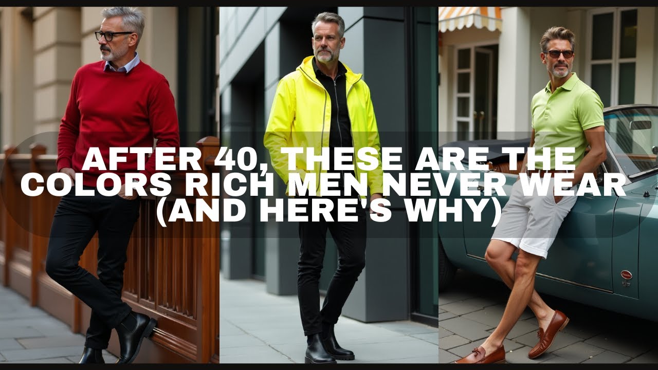 After 40, These Are The Colors Rich Men NEVER Wear (And Here's Why ...