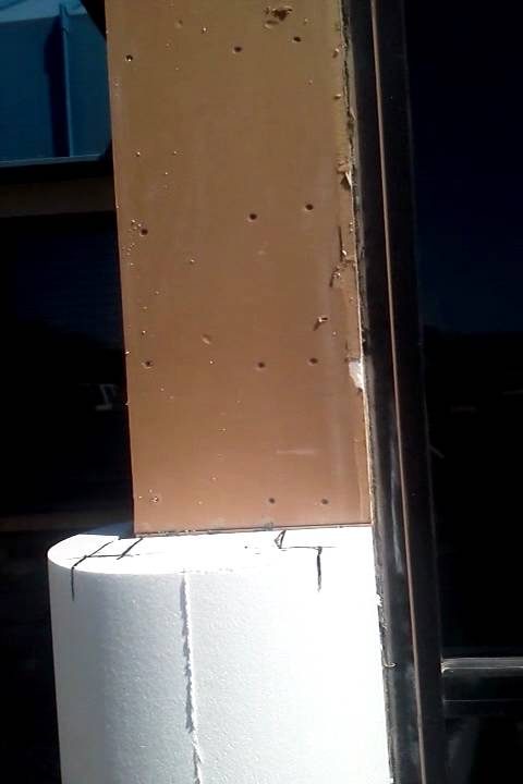 The art of building columns from foam insulation. - YouTube