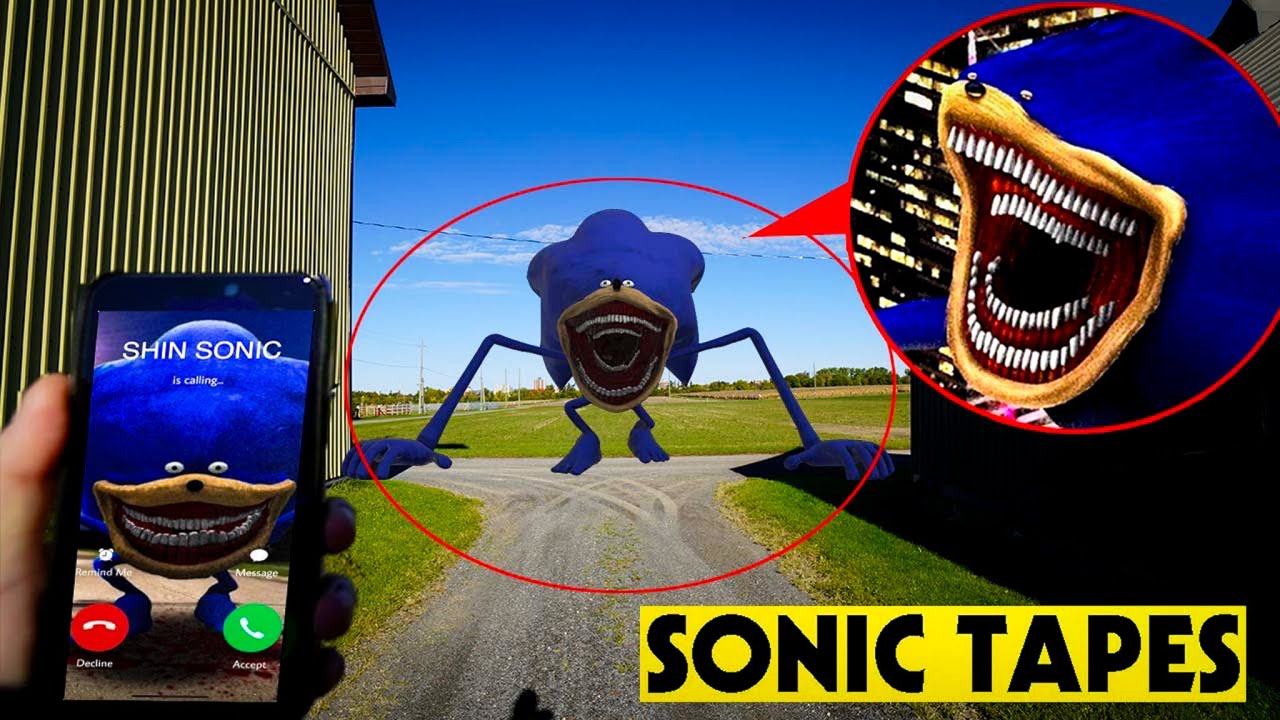 SHIN SONIC TAPES IS CALLING IN REAL LIFE, RUN!! (THE SONIC TAPES) - YouTube