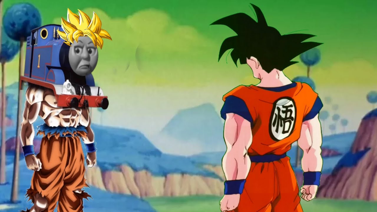 goku vs thomas photoshop - YouTube