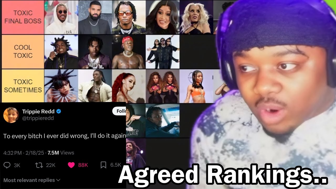 Ranking the MOST TOXIC Rappers.. - YouTube