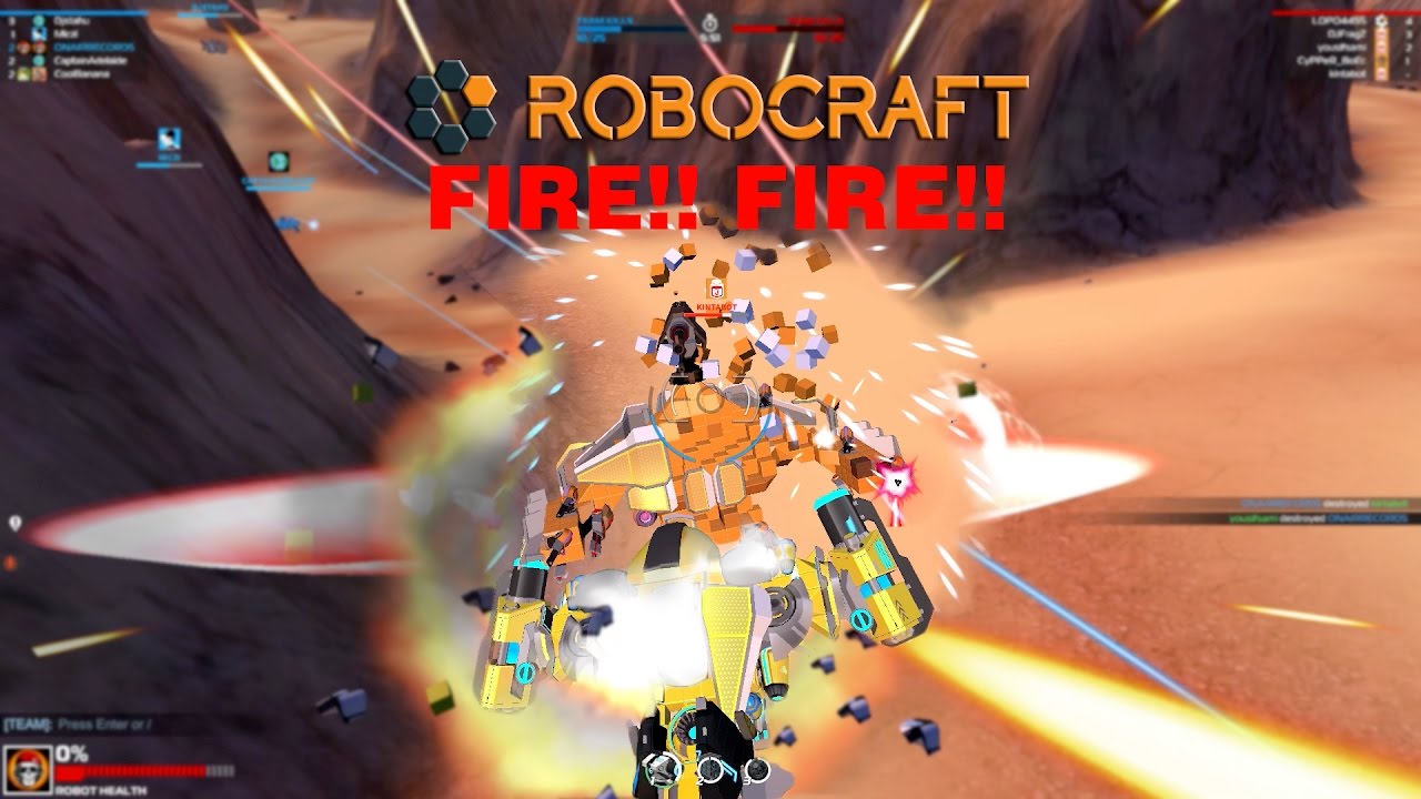 Robo Craft - FIRE!! FIRE!! - YouTube