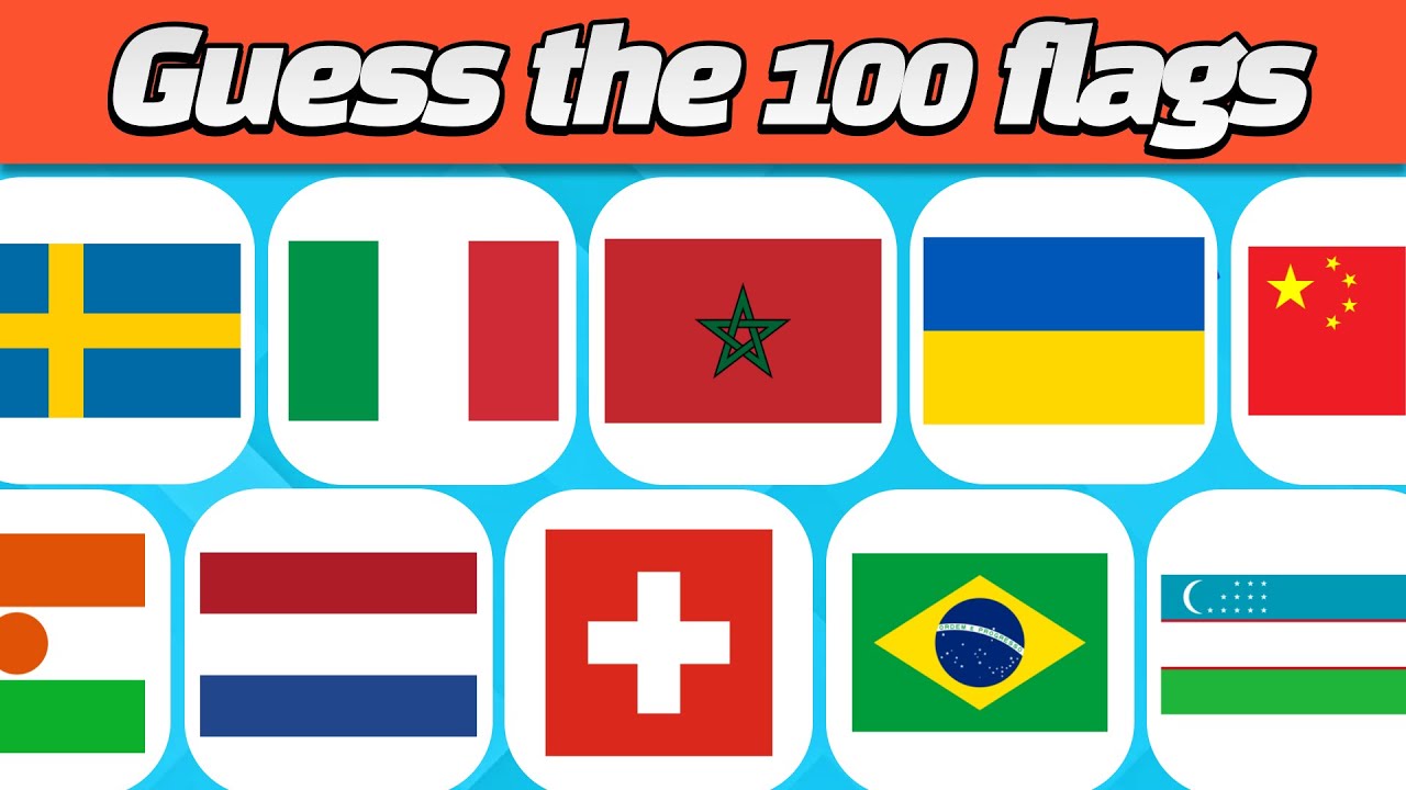 FLAGS GUESS | Test your knowledge of world flags! - YouTube
