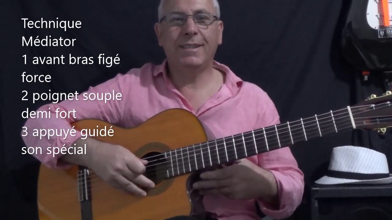 MEDIATOR GUITARE TECHNIQUES FONDAMENTALES - YouTube