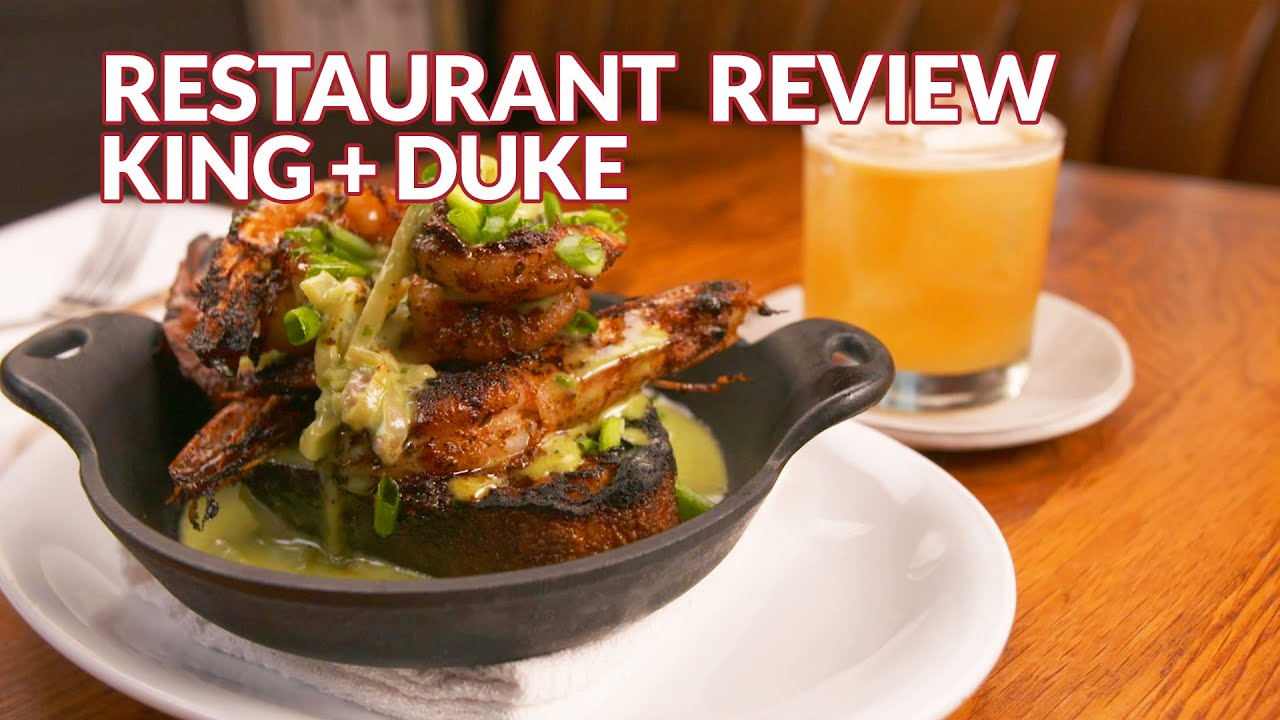 Restaurant Review - King + Duke | Atlanta Eats - YouTube