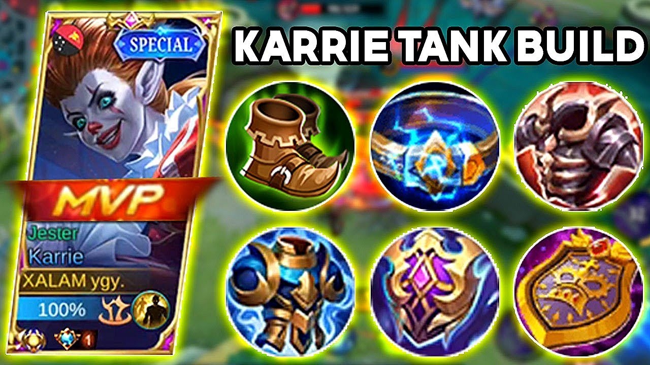 UNKILLABLE KARRIE TANK BUILD | KARRIE BEST BUILD 2022 | TOP GLOBAL ...