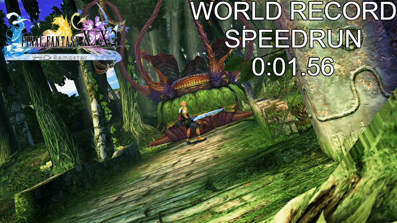 FF X HD Remaster Lord Ochu [WR] Speedrun 0:01.56 [WORLD RECORD] - YouTube