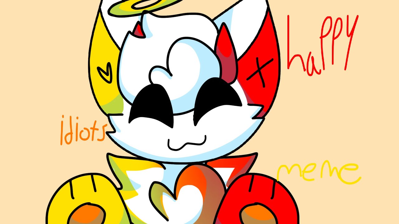 Happy idiots || animation meme ️🧡💛 old art style - YouTube