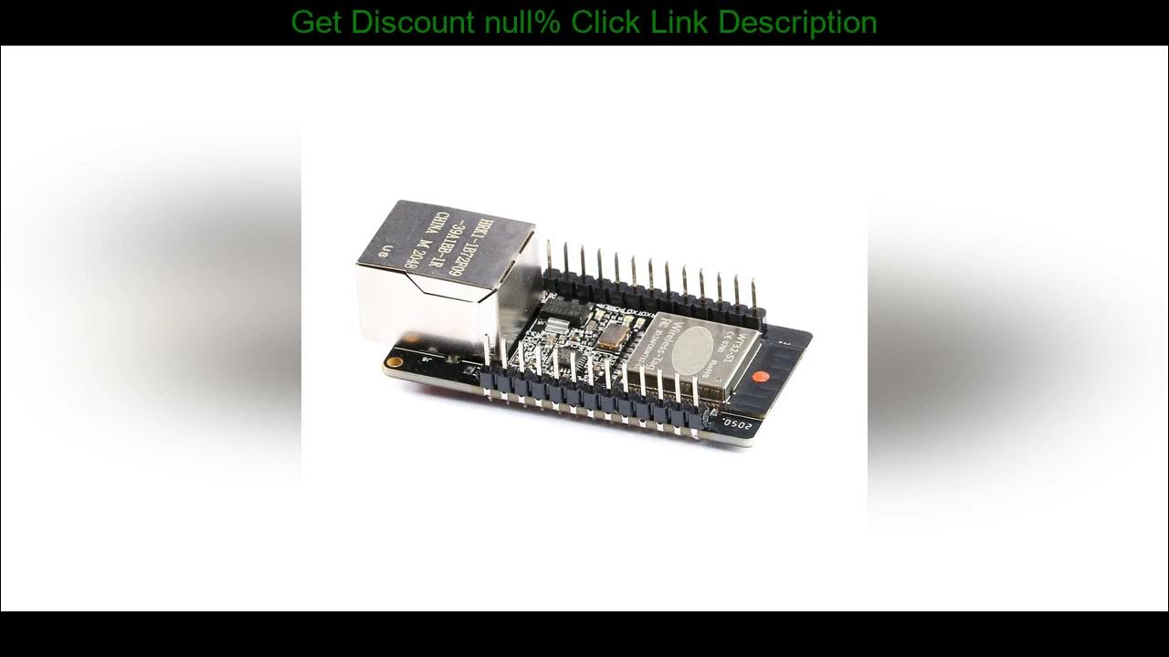 WT32-ETH01 LAN8720 ESP32 Ethernet Wireless-tag - YouTube