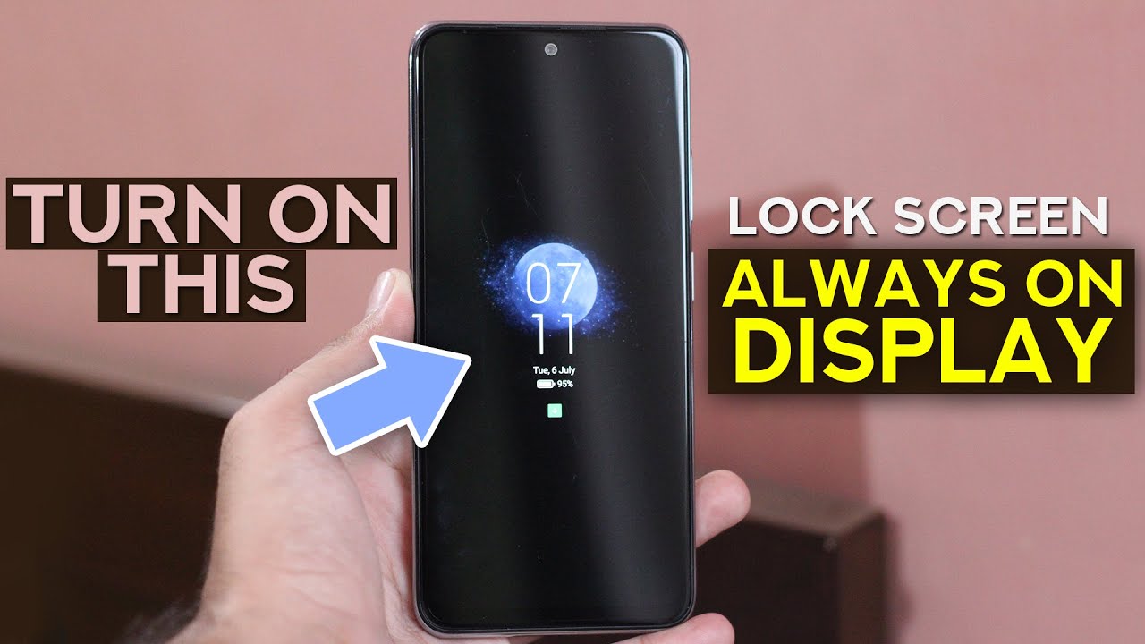 How To Enable Always On Display On Android Device - YouTube