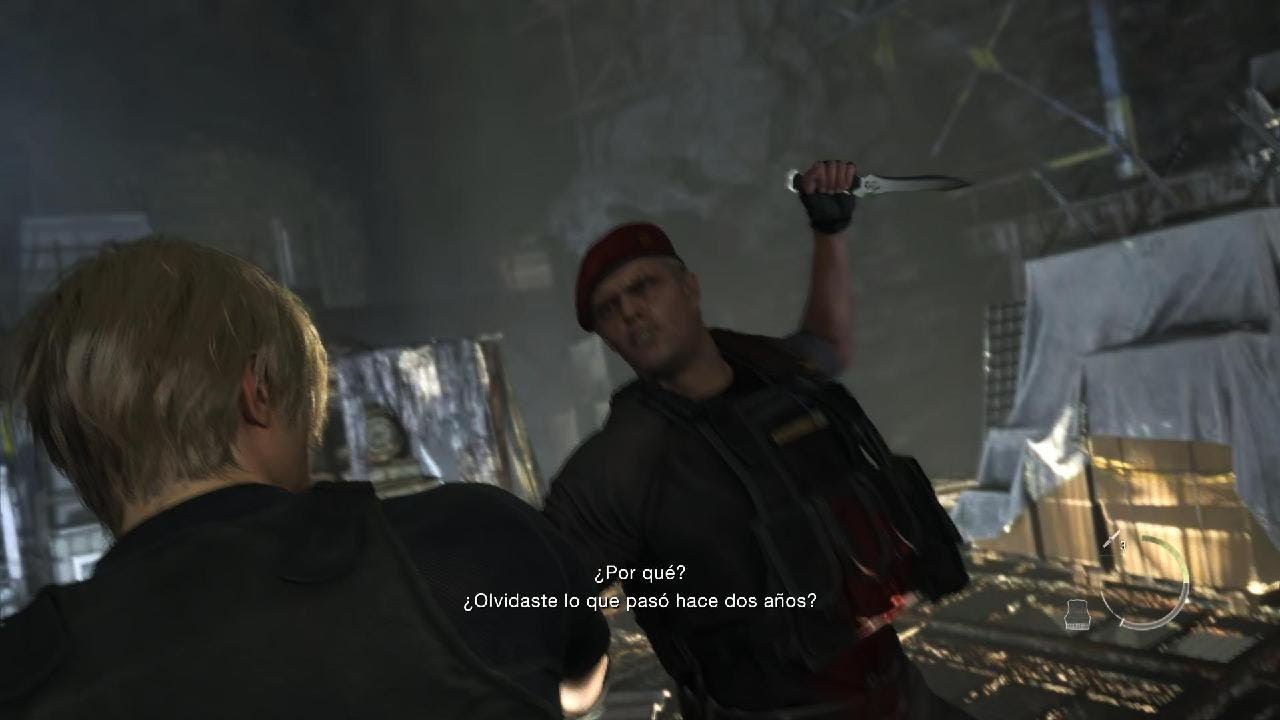 Resident Evil 4: LEON VS KRAUSER - YouTube