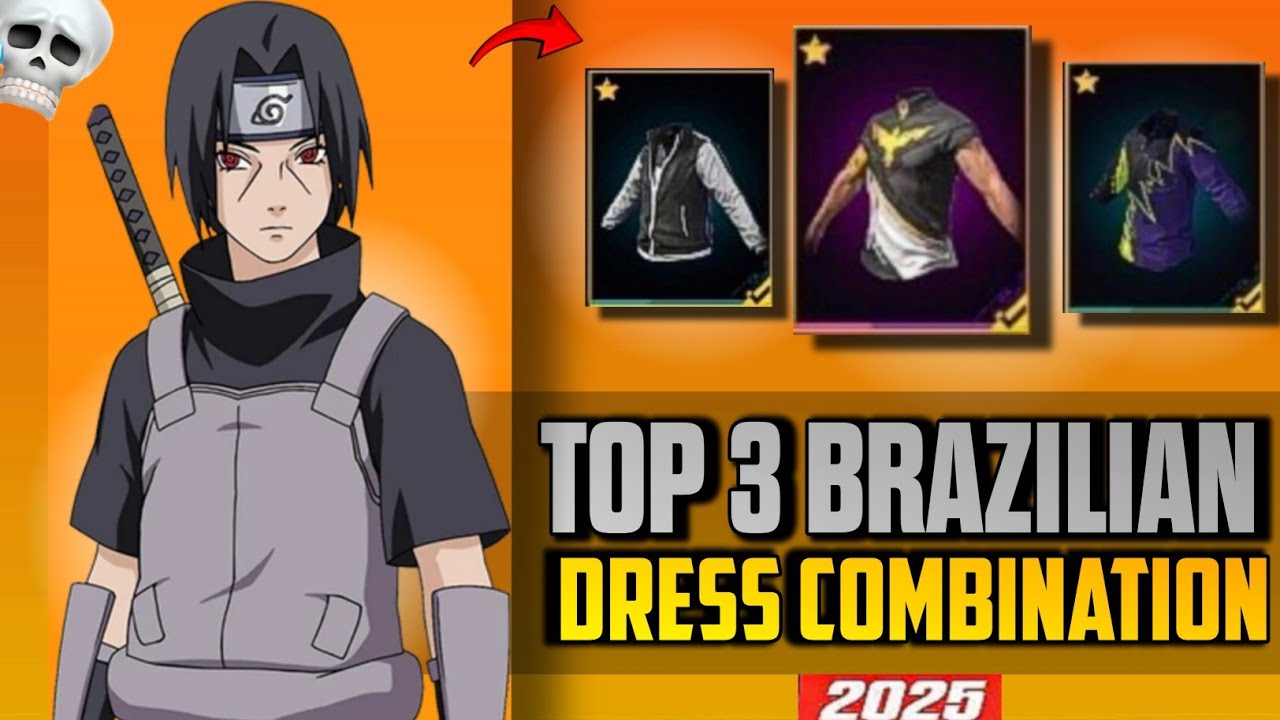 Brazil Dress Combination Ff | Ff Freestyle Dress combination Brazil 🤯 # ...