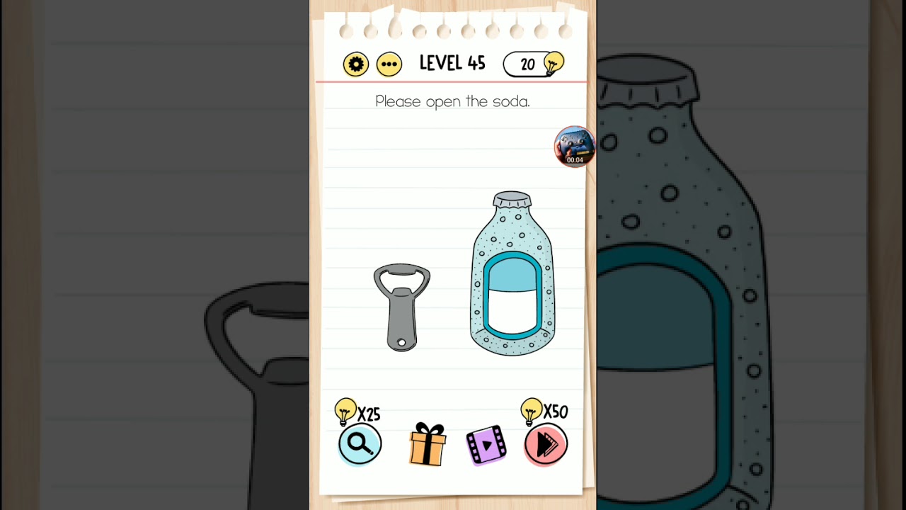 brain test level 45 - YouTube