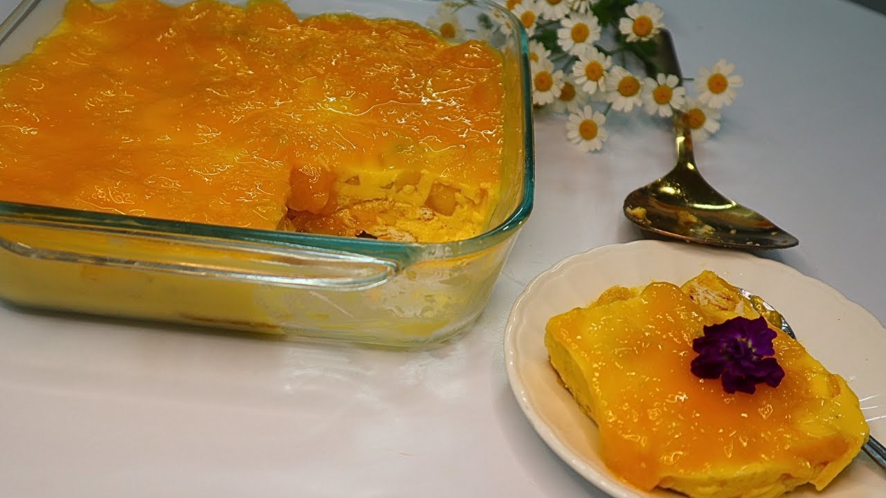 POSTRE DE MANGO (DELICIOSO Y FACIL DE PREPARAR) - YouTube