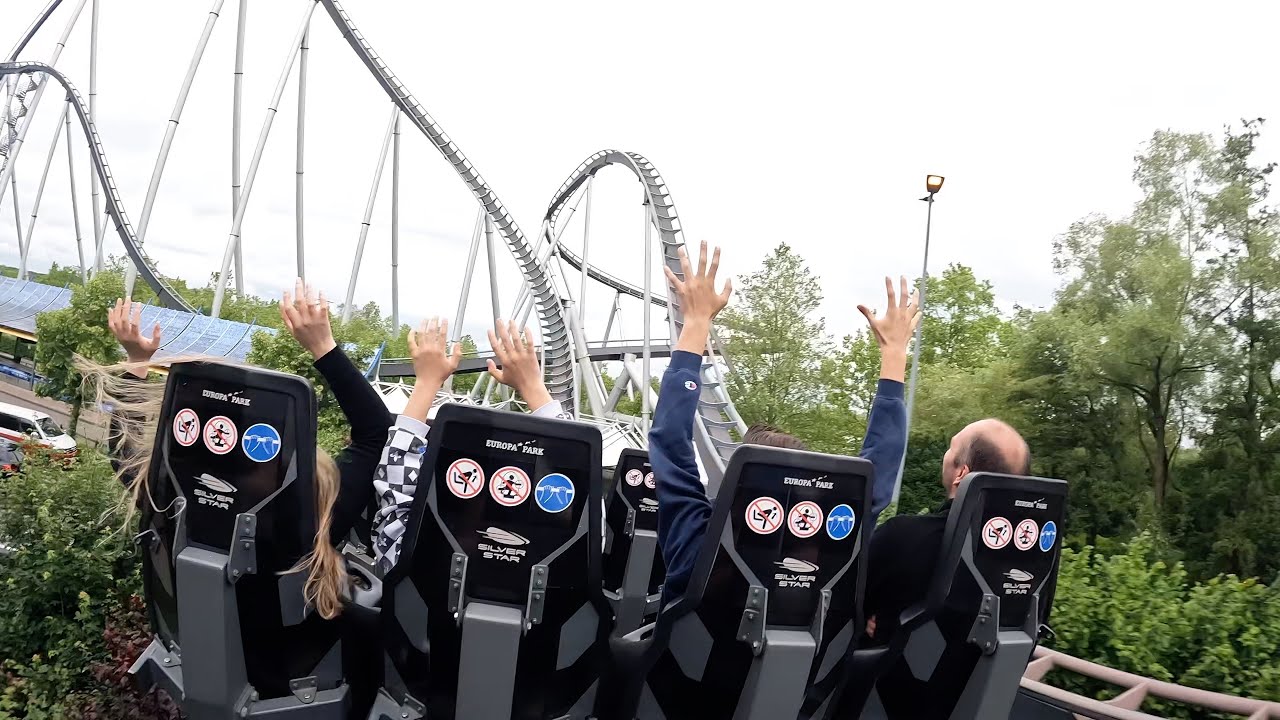Riding Silver Star a B&M Hyper Coaster alongside Thrills and Food at ...