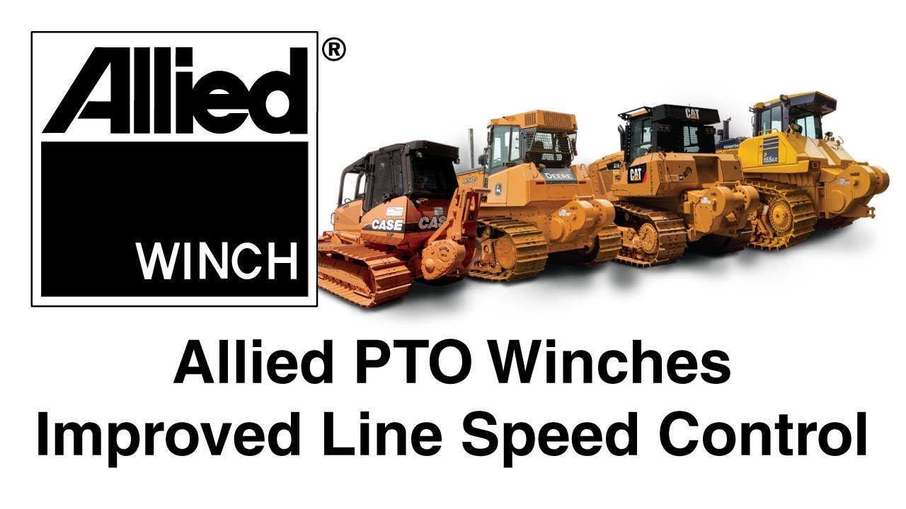Allied PTO Winches: Improved Line Speed Control - YouTube