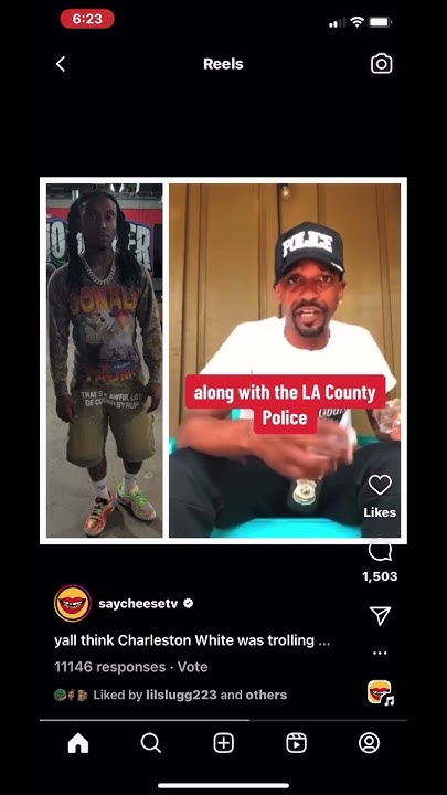 Charleston White | Admits to Putting Feds on Bricc Baby and getting him arrested . - YouTube