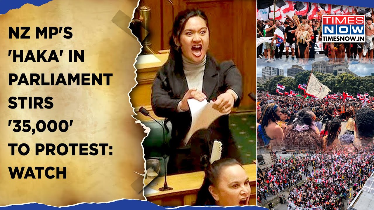 New Zealand MP's 'Haka' Stirs '35,000' To March For Maori Rights? Watch ...