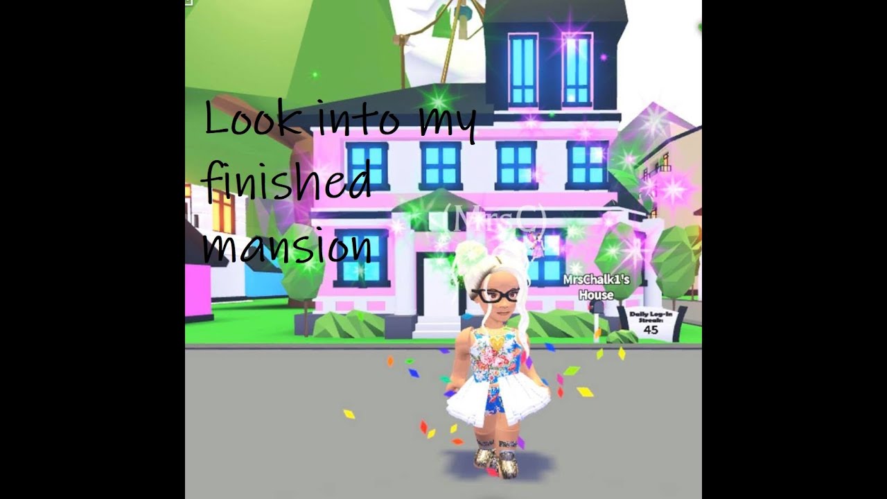 Look into Roblox Adopt me finished mansion - YouTube