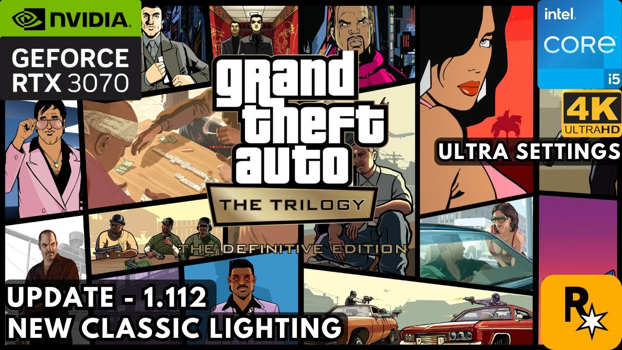 GTA Trilogy Definitive Edition: 4K Ultra Settings Benchmark on RTX 3070 ...