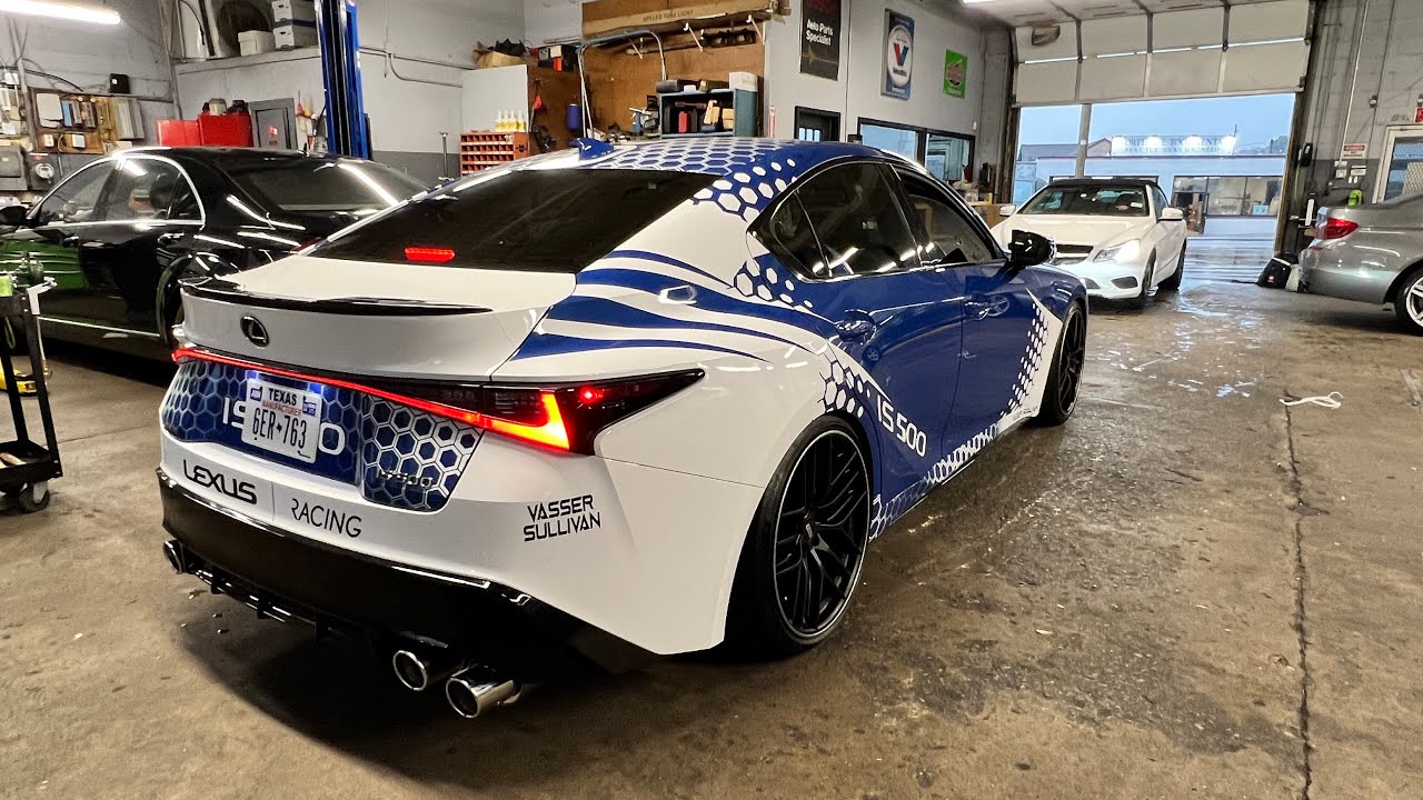 Lexus Racing IS 500 x Apex-I N1-X Stainless Steel Quad Exhaust ...