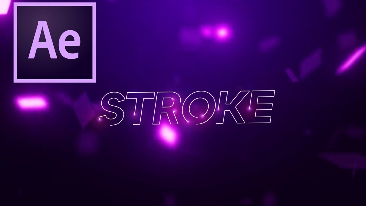 After Effects Tutorial: Stroke light | Animation/ - YouTube