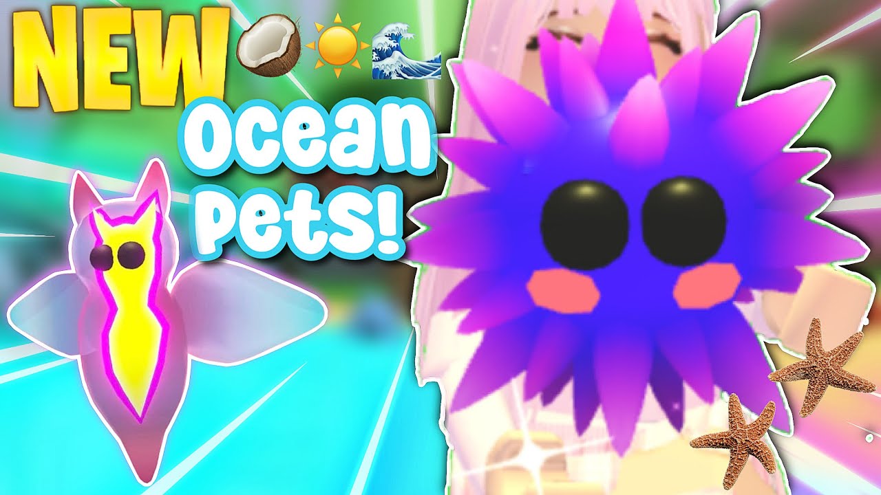 Adopt Me! ⭐️NEW⭐️👀 OCEAN PETS REVEALED! OCEAN UPDATE~ 🌊🐙 - YouTube