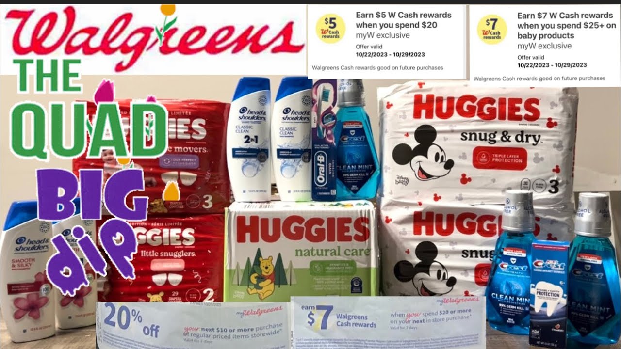 The Big Quad Stack - Walgreens 10/24 - YouTube