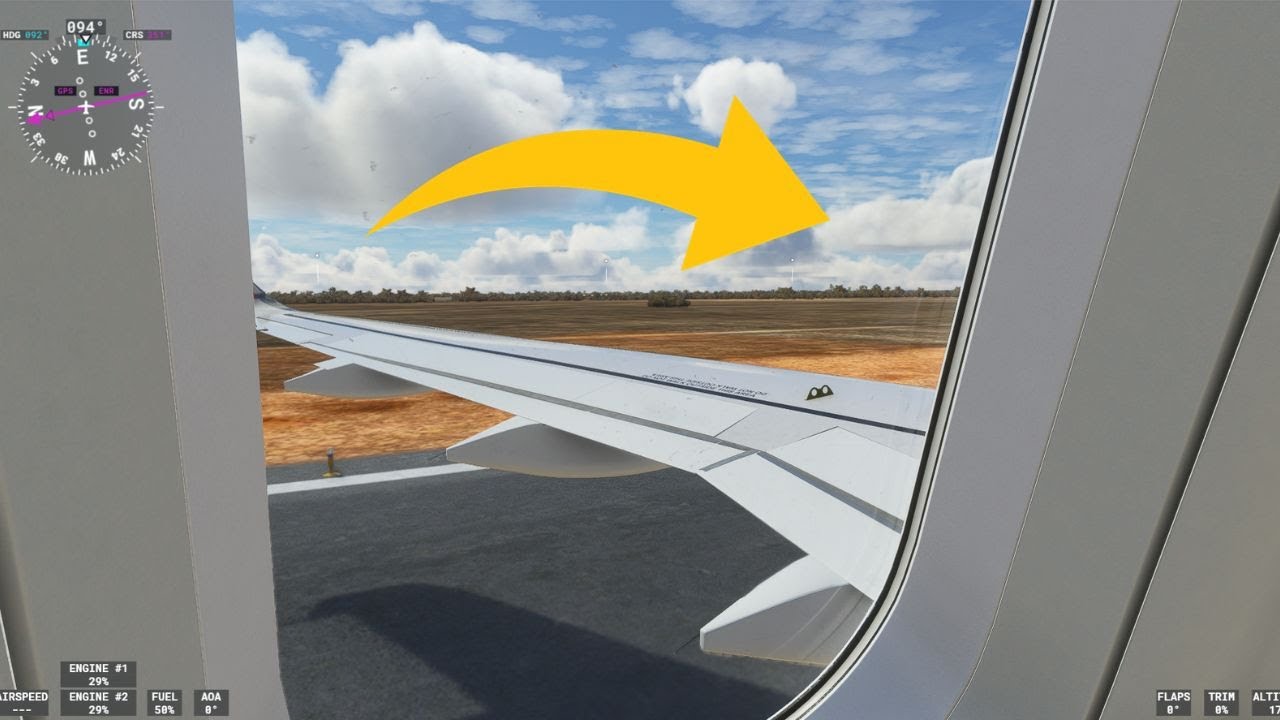 Window Passenger View Seat Thrills 🔴 Qantas Airbus Plane Landing at ...