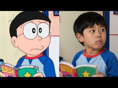 Doraemon Cartoon Characters in Real Life