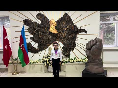 Ali Baş Komandan 3a sinif şagirdi İmanlı Əli sinif rəhbəri Nüşabə Bilalova
