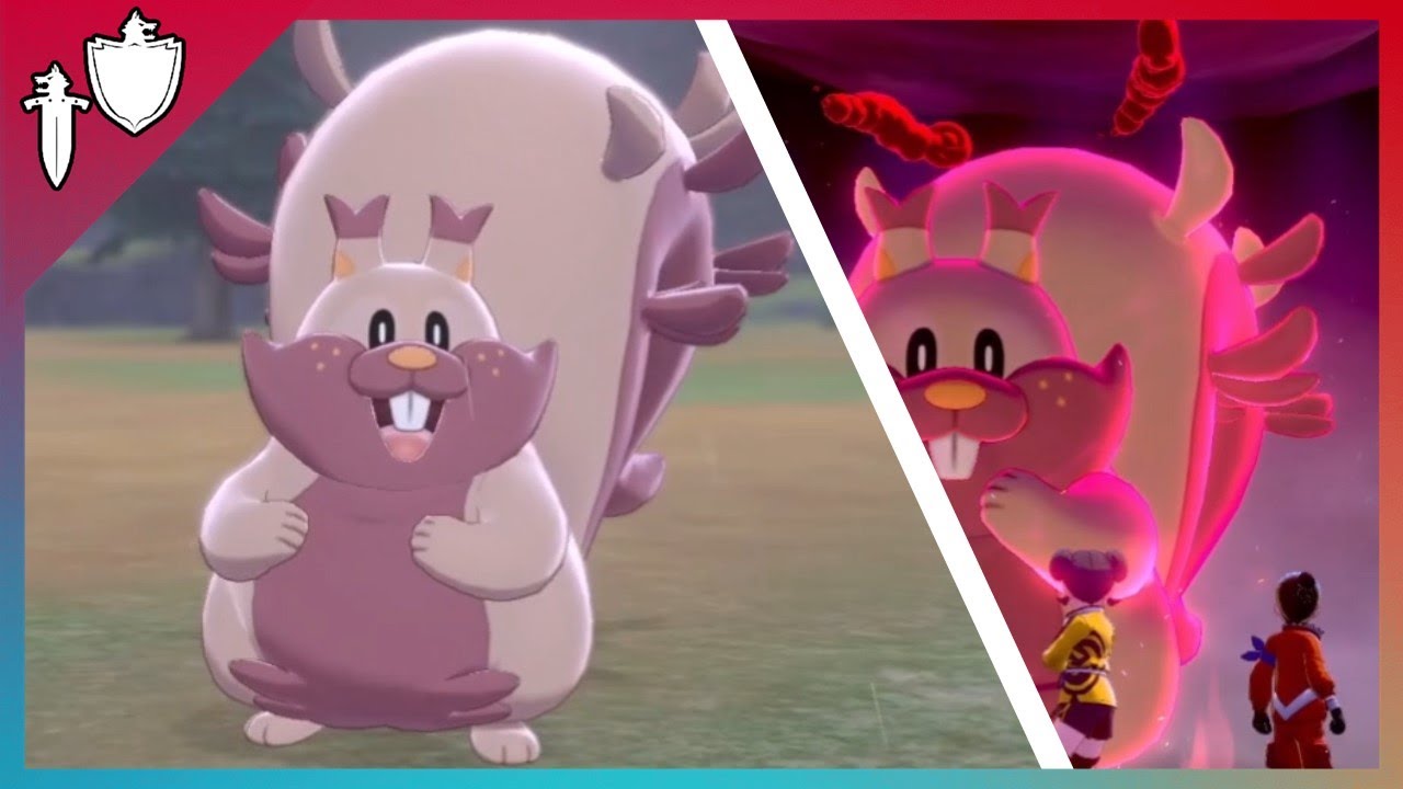 CHAIR CAUGHT RAID EVENT SHINY GREEDENT! Shiny Greedent in Pokemon Sword ...