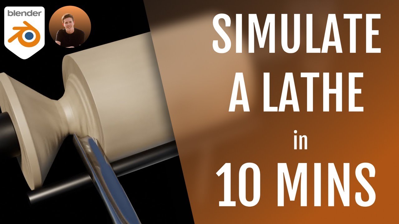 Woodturning Simulation In Blender (Buffer/feedback loop simulation ...
