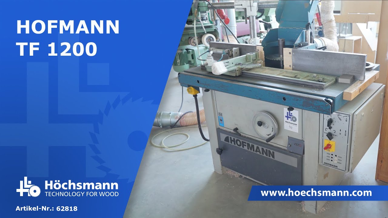 HOFMANN TF 1200 (Höchsmann Klipphausen) - YouTube