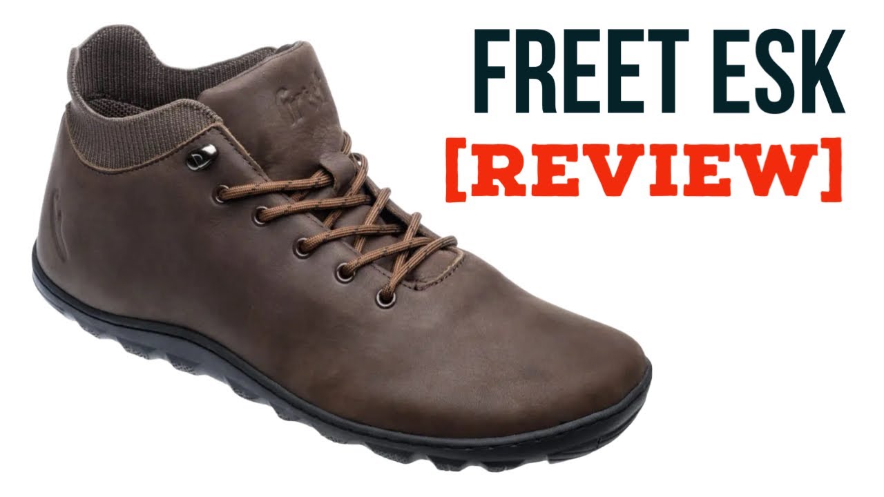 Freet barefoot boot ESK great walking shoe | water proof - YouTube