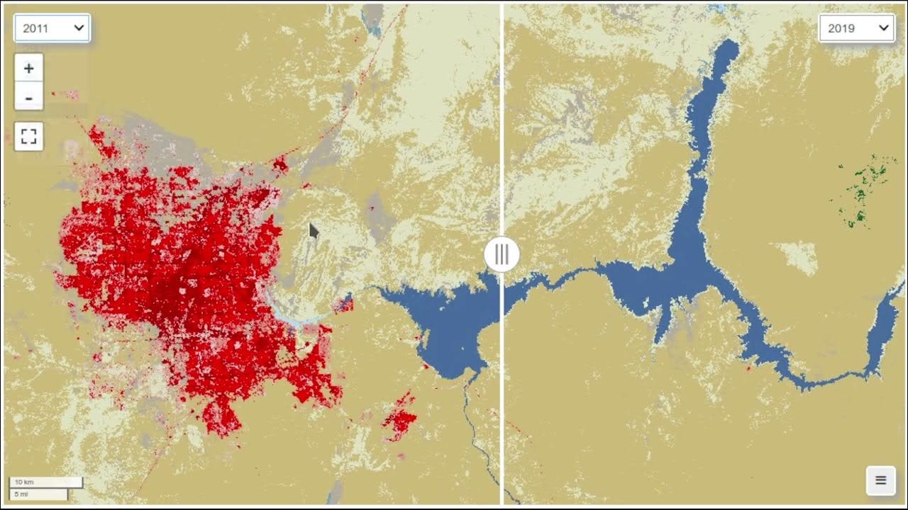 Geemap key feature: Visualizing time series images with a timeseries inspector - YouTube