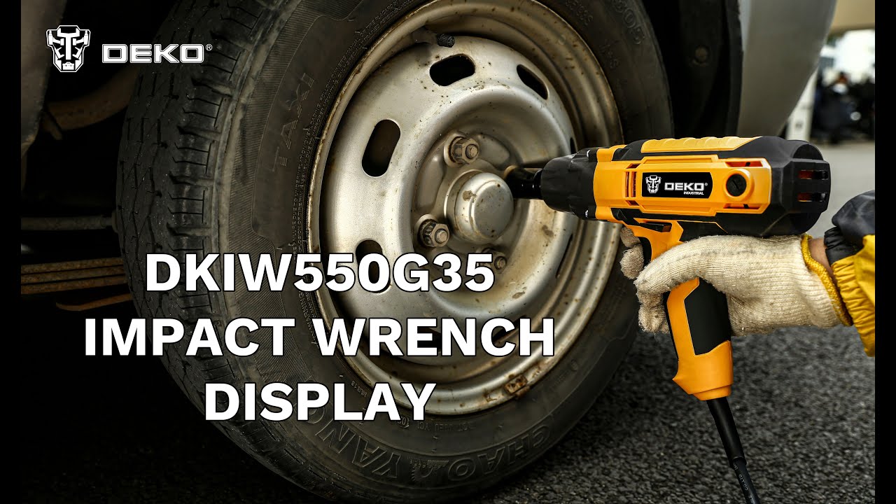 DEKO TOOLS. Power Wrench. DKIW550G35. New Model from DEKO. - YouTube