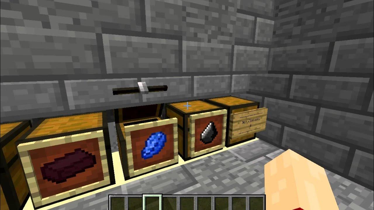 Minecraft | Salle des coffres Automatique - YouTube