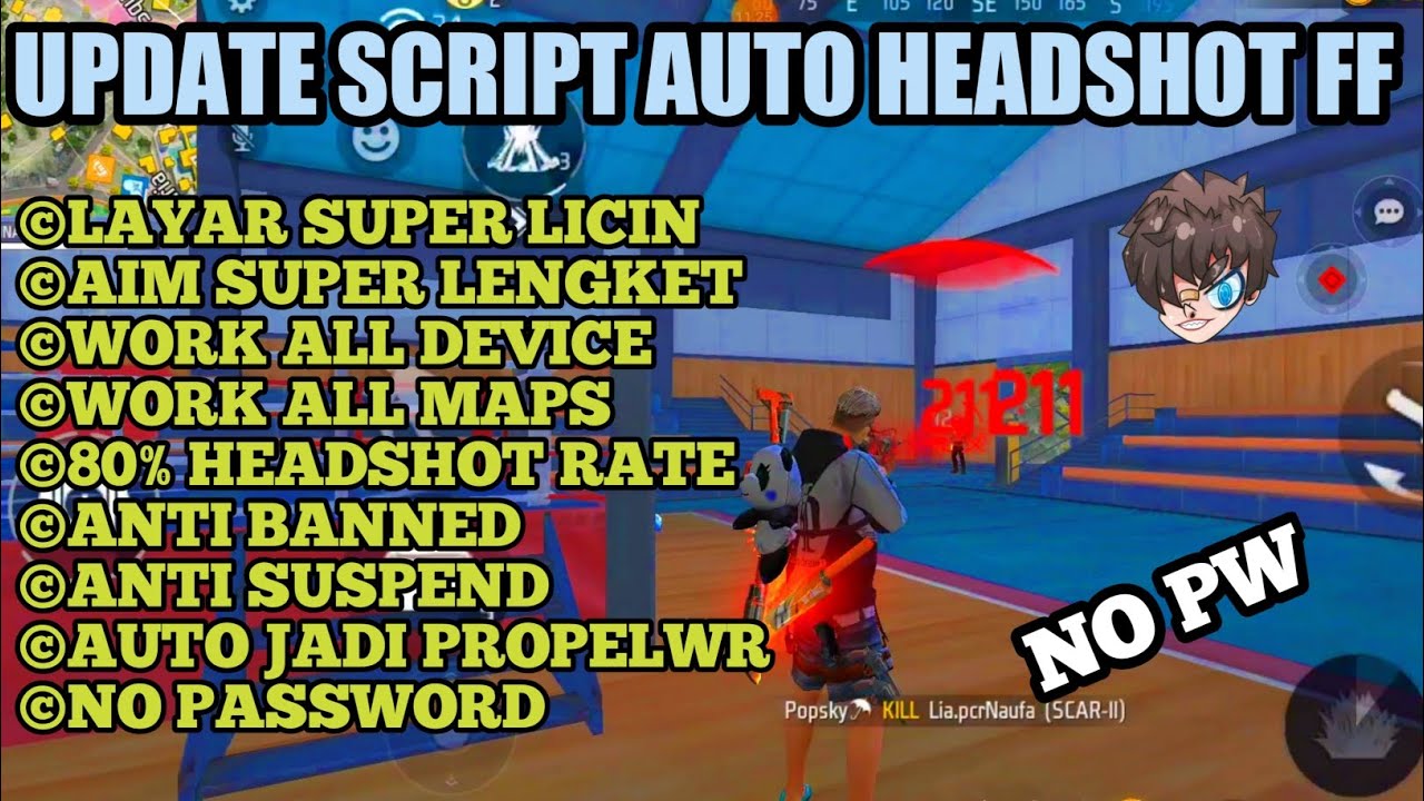 NEW!!SCRIPT AUTO HEADSHOT FF BIASA DAN FF MAX 100℅WORK NO BAN, NO SERVER CHEAT, NO BLACKLIST ...