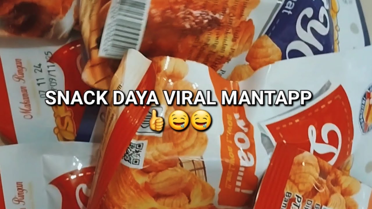 UNBOXING SNACK CRIPS DAYA.. - YouTube