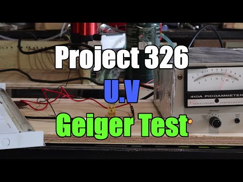 Project 326 UV Geiger test response - YouTube