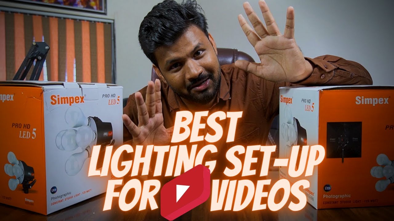 Best Softbox Lighting For YouTube Videos | Simpex PRO HD 3 Softbox Dual ...